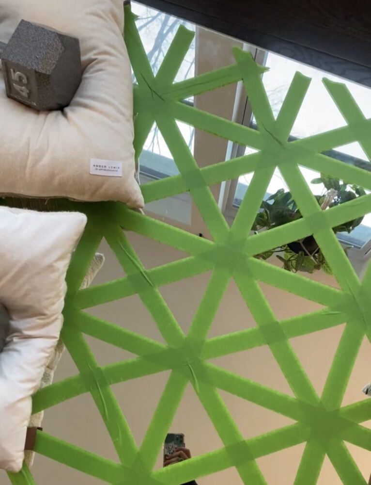 DIY Modern Floor Mirror | Anna Mae Groves